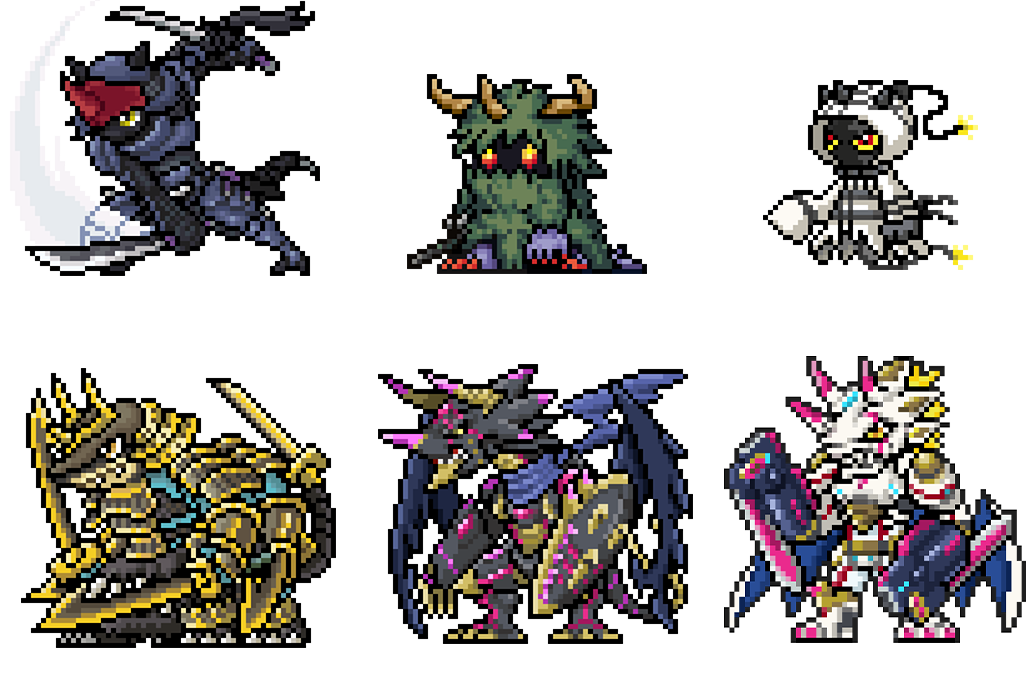 Digimon Villains Color