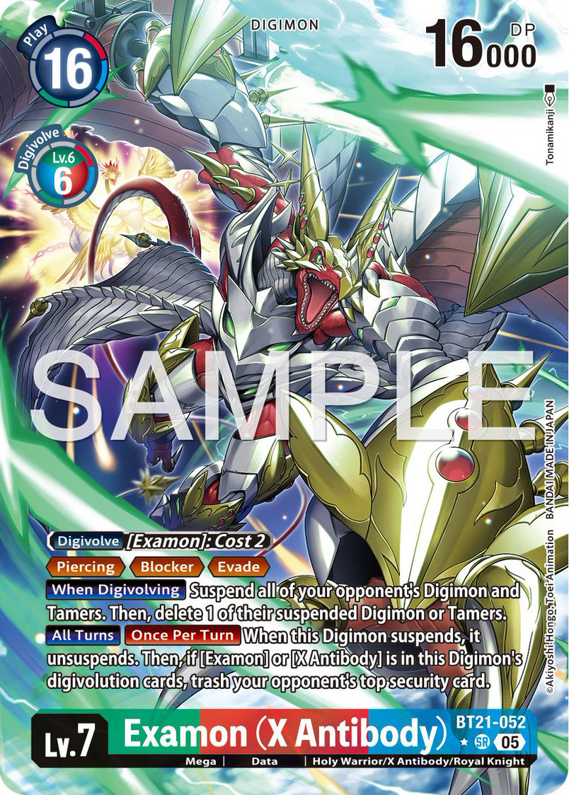 Examon X Parallel/Alt Art Preview for Digimon Card Game Booster Set 21 ...