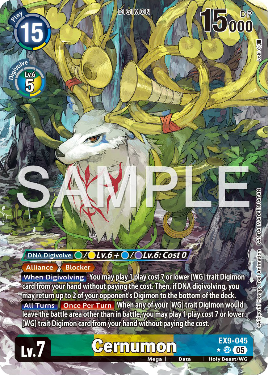 Cernumon Parallel/Alt Art Preview for Digimon Card Game Booster Set EX ...