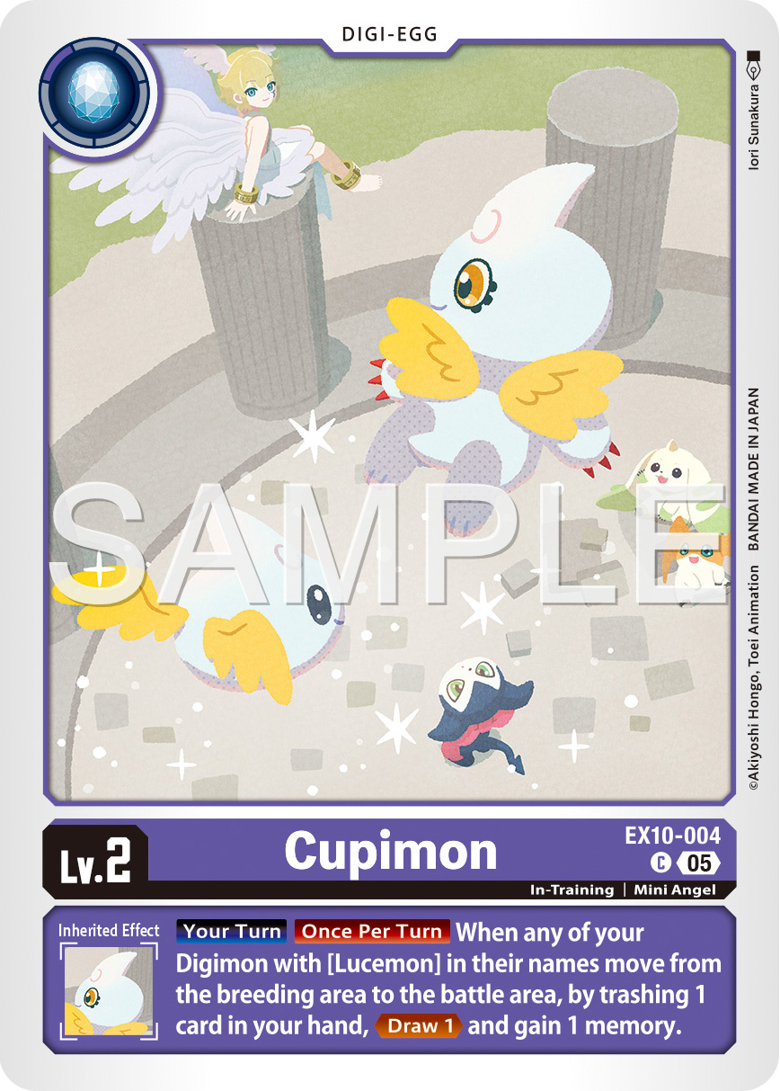 Cupimon Preview for Digimon Card Game Booster Set EX-10 | With the Will ...