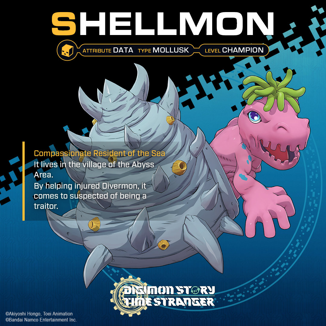 Digimon Story: Time Stranger Preview- Shellmon | With the Will // Digimon Forums